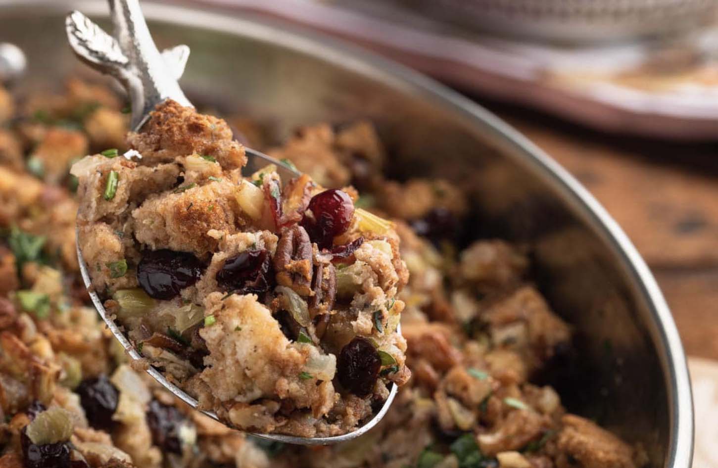 Cranberry-Pecan Stuffing - Better Halves Pecans
