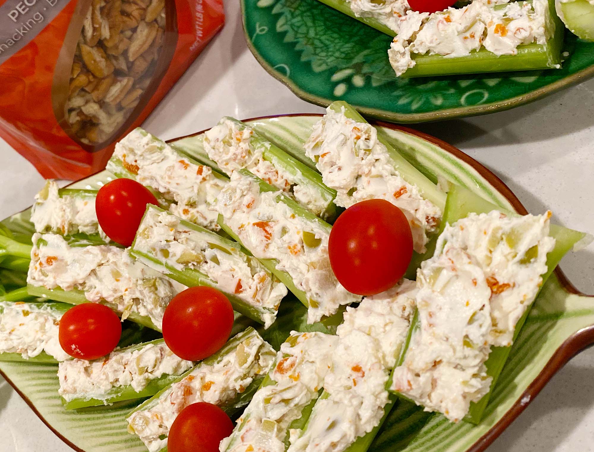 Stuffed Celery with Pecans - Better Halves Pecans